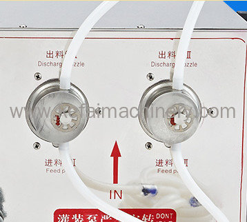 factory price magnetic pumsemi-automatic liquid filling machine made in china